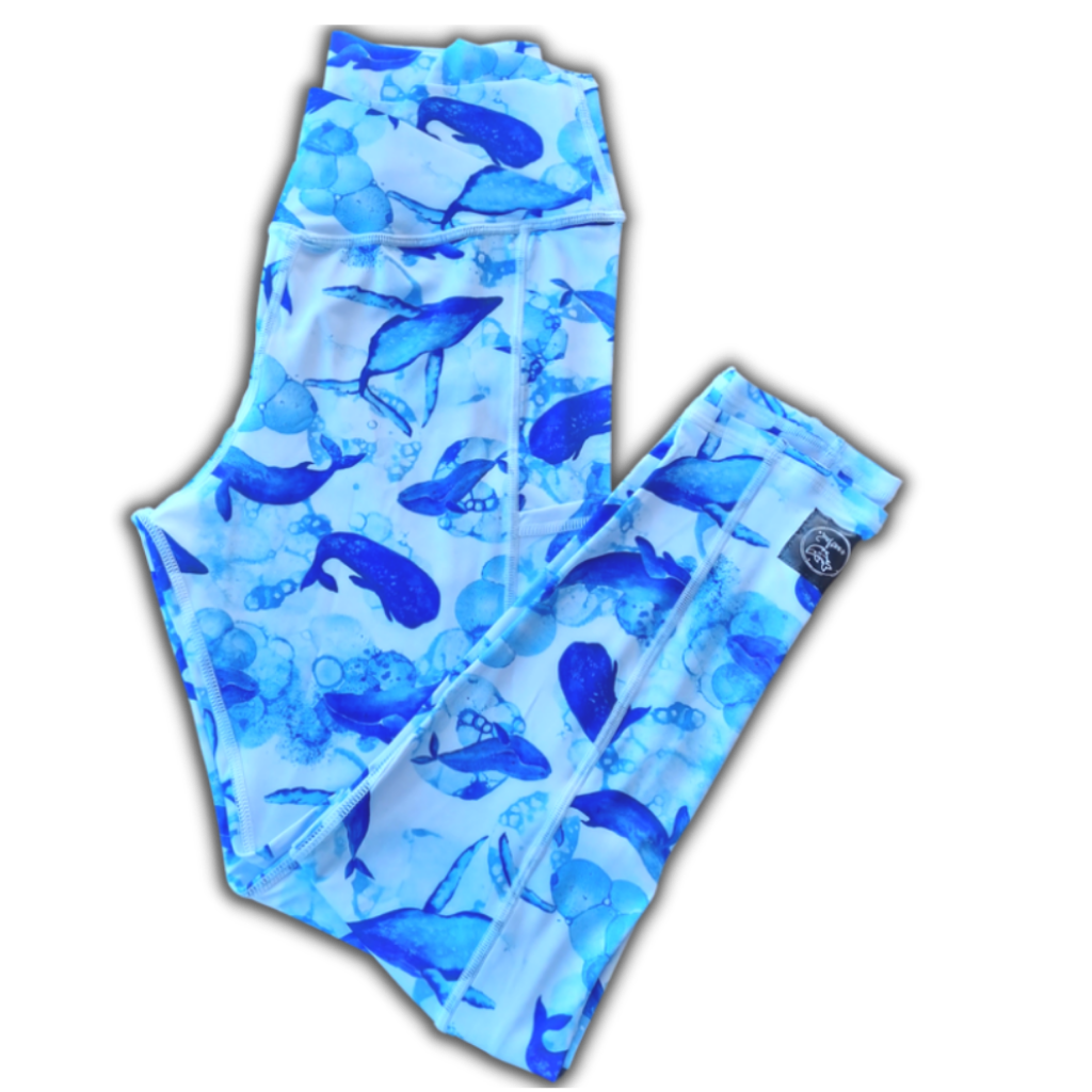Whale LUX Leggings - Salteez Ocean Shop